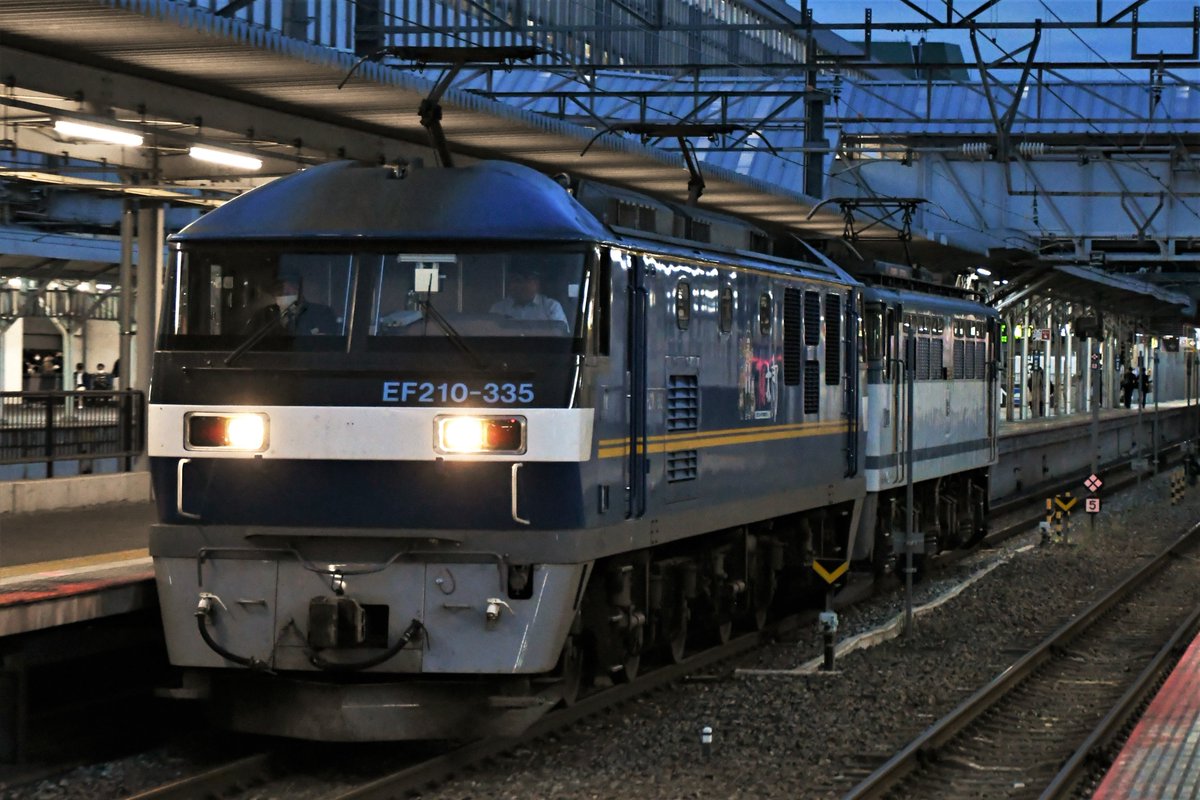 N-eP on Twitter: "単9994,単9075 EF65 2060,EF210 335 重単 貨物運用変更に伴う臨時単機回送"