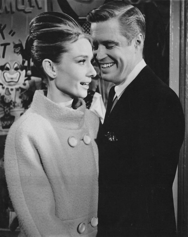 George Peppard And Audrey Hepburn