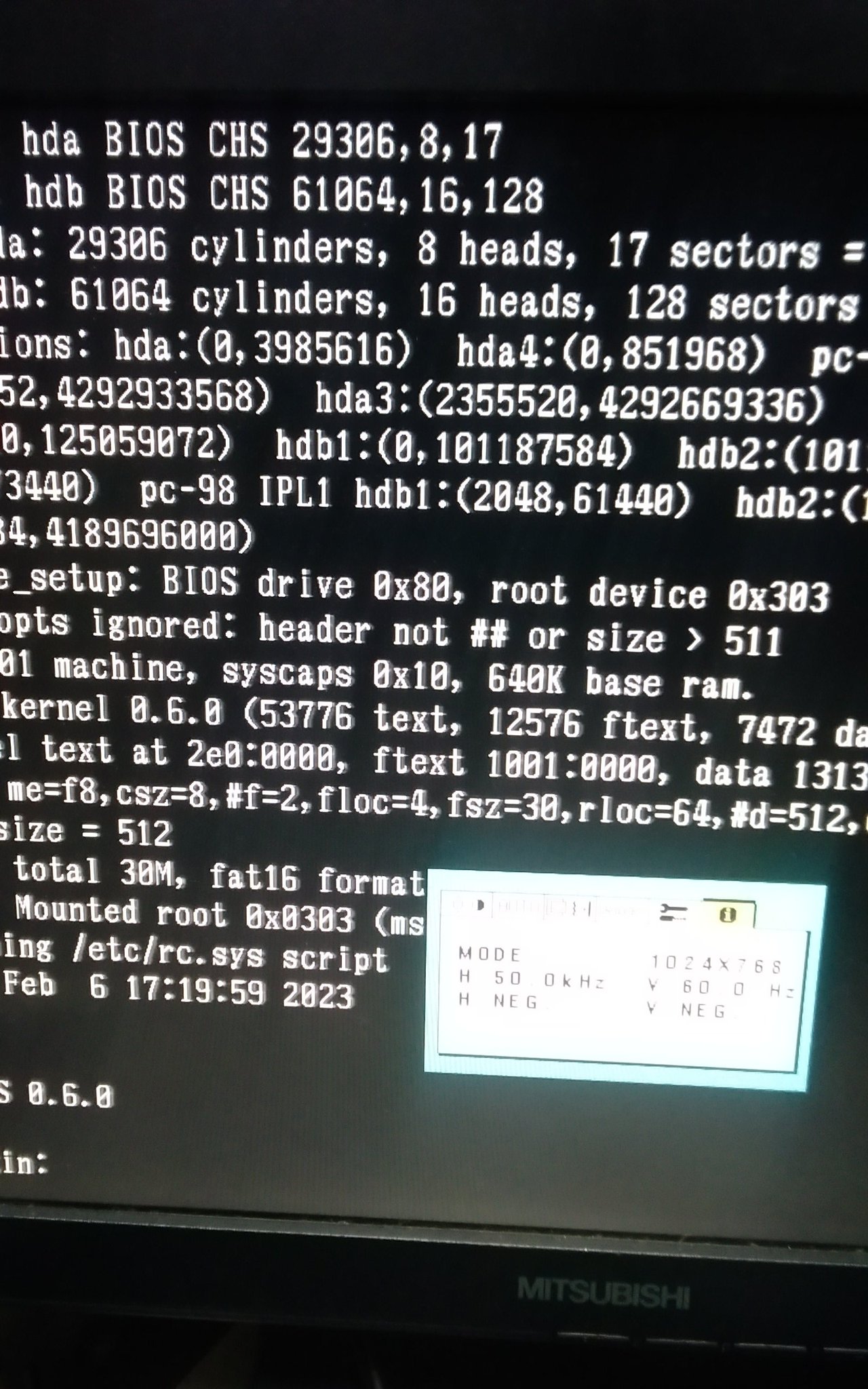 D on Twitter: "ハイレゾ98でelks いけましたね キーボードも動いてますからVRAMのセグメント定義だけで良さそうです https://t.co/ZThVGlTIDF ...