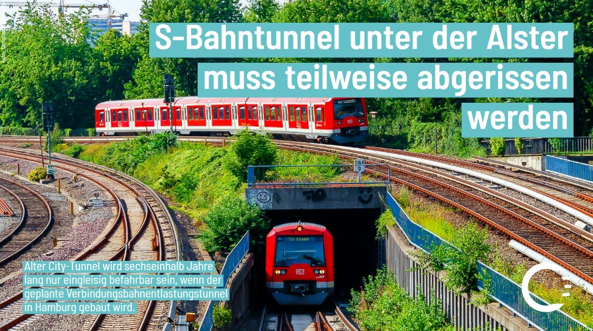 NAHVERKEHR HAMBURG on Twitter: "S-Bahn-Tunnel in der Innenstadt von #Hamburg muss teilweise ...