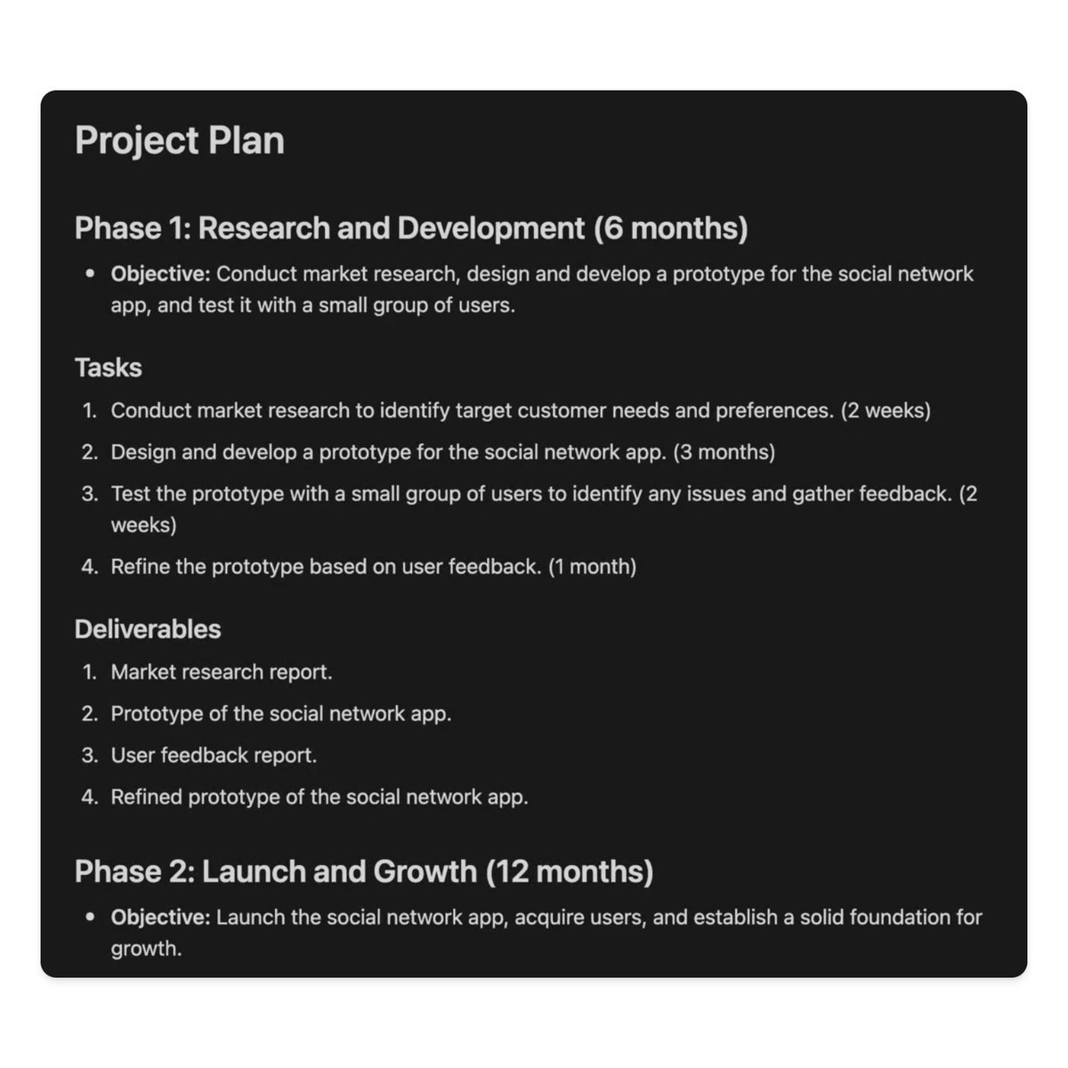 It used to take me 30 minutes to go from messy notes to a project plan ...