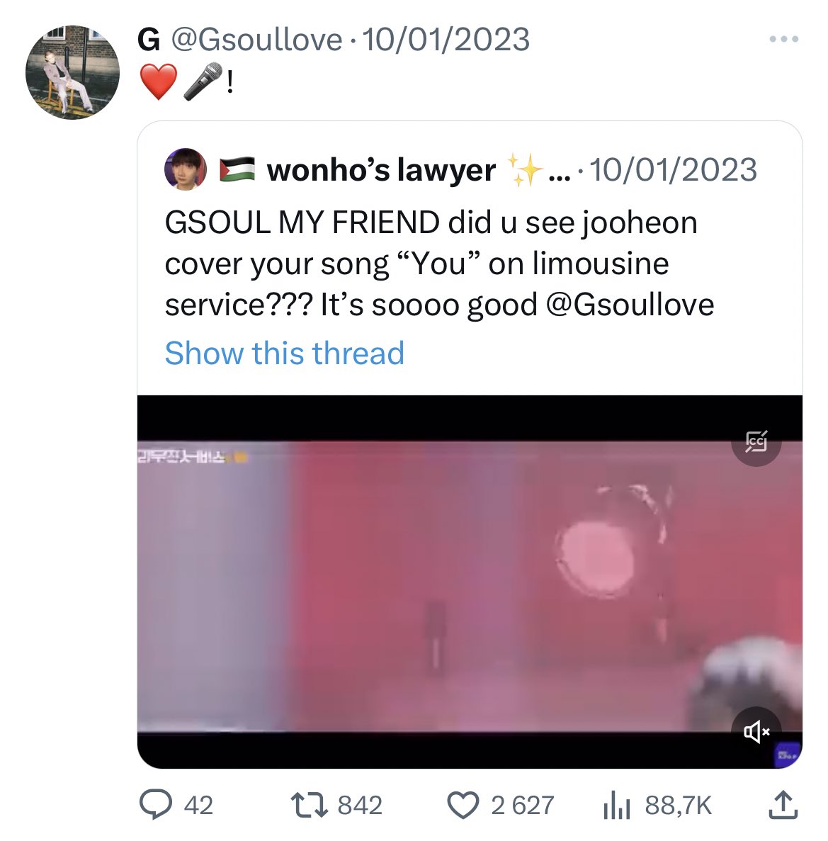 On Twitter Jooheon Going From Doing Covers Of Gsouls Songs To