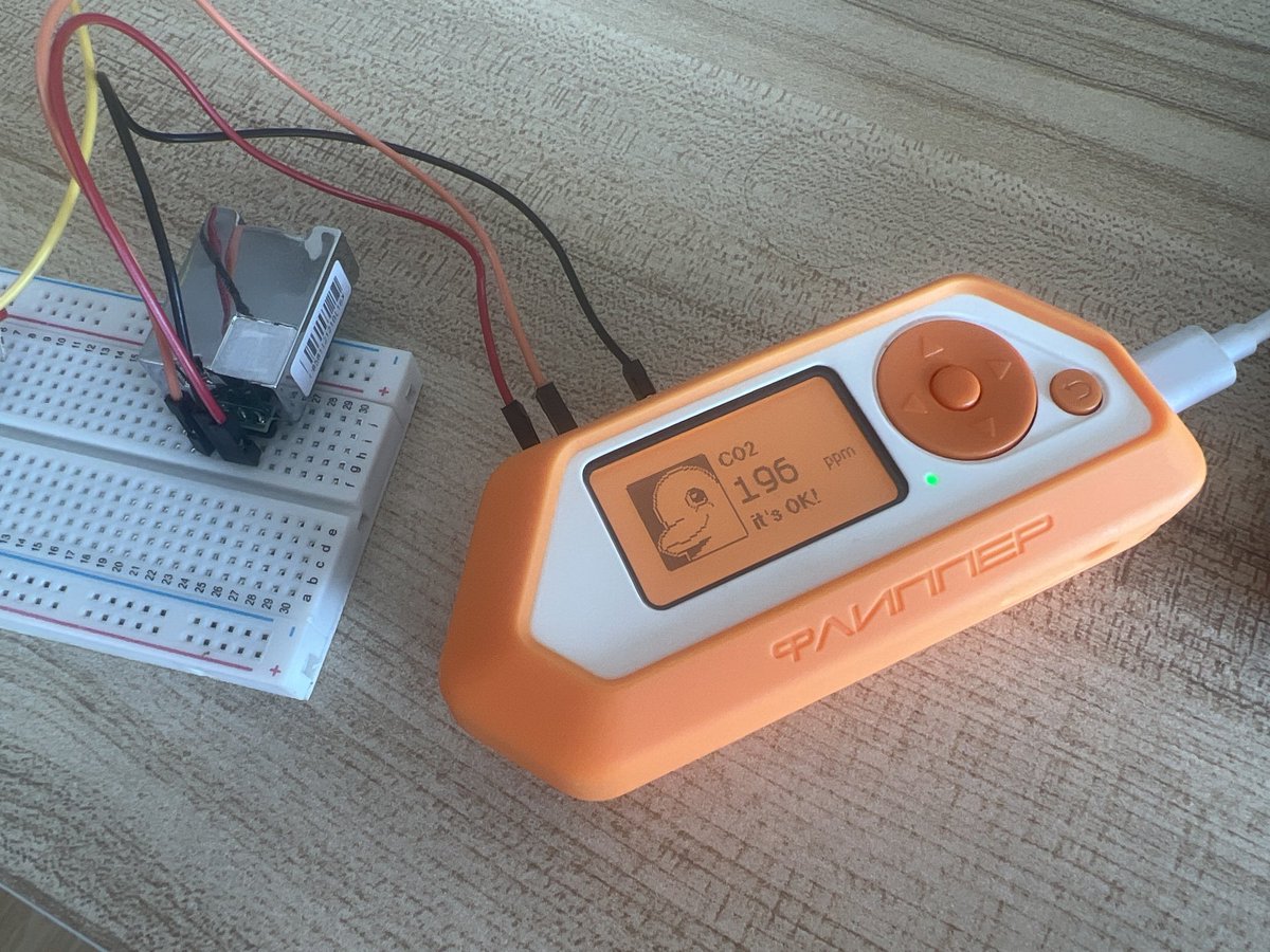 GiamMa-based researchers SDR R&D IoT on Twitter: "flipper-zero-mh-z19 by meshchaninov https ...