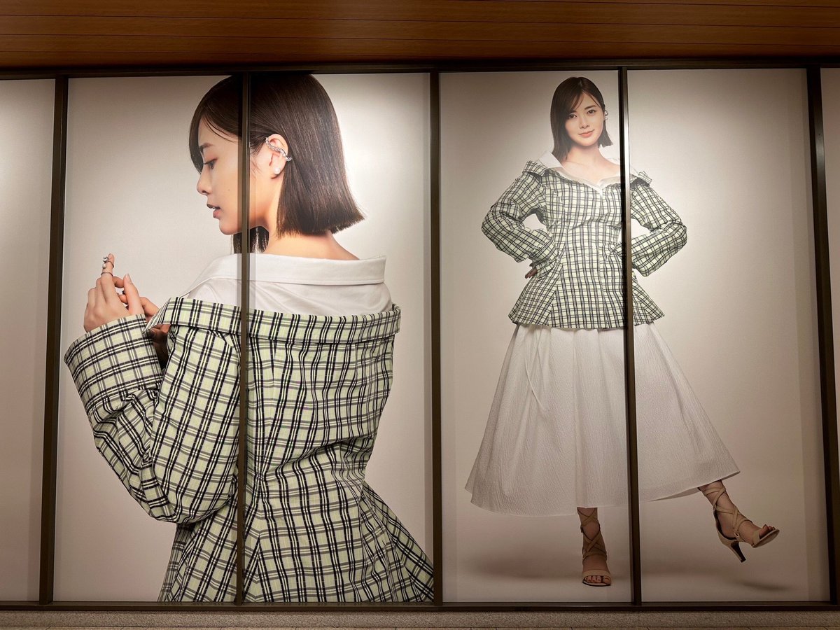 SHIRAISHI MAI THAILAND 🕊️ on Twitter: "白石麻衣 x ADEAM x GINZA at Tokyo Midtown, Roppongi https ...