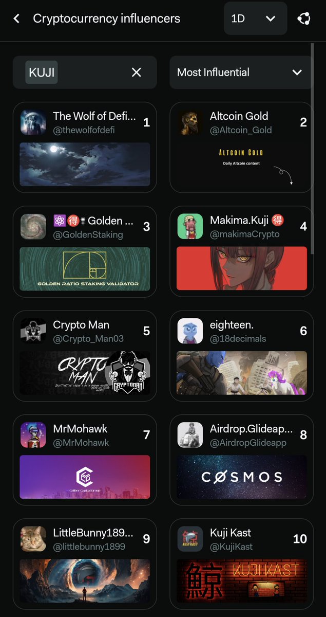 Airdrop.Glideapp.io (Ed Hotchkiss) on Twitter: "The #Kujira ecosystem is killing it at the ...