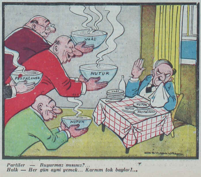 Lost Library on Twitter: "A cartoon published in Turkey as the general ...