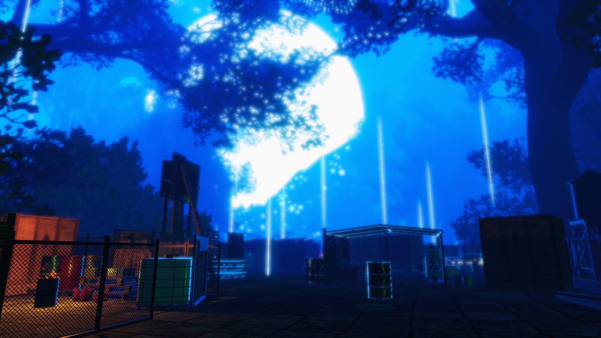 COMA. on Twitter: "VRCHAT: 「BLUE_SAFE_HOUSE」 Community Labsにアップしました！ PC Only 110.38 MB 青い世界の隠れ家な ...