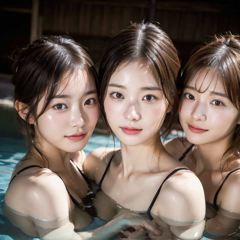 AI Real Beauty on Twitter: "温泉いいね♨ #AIイラスト #AIグラビア #BRAV5"