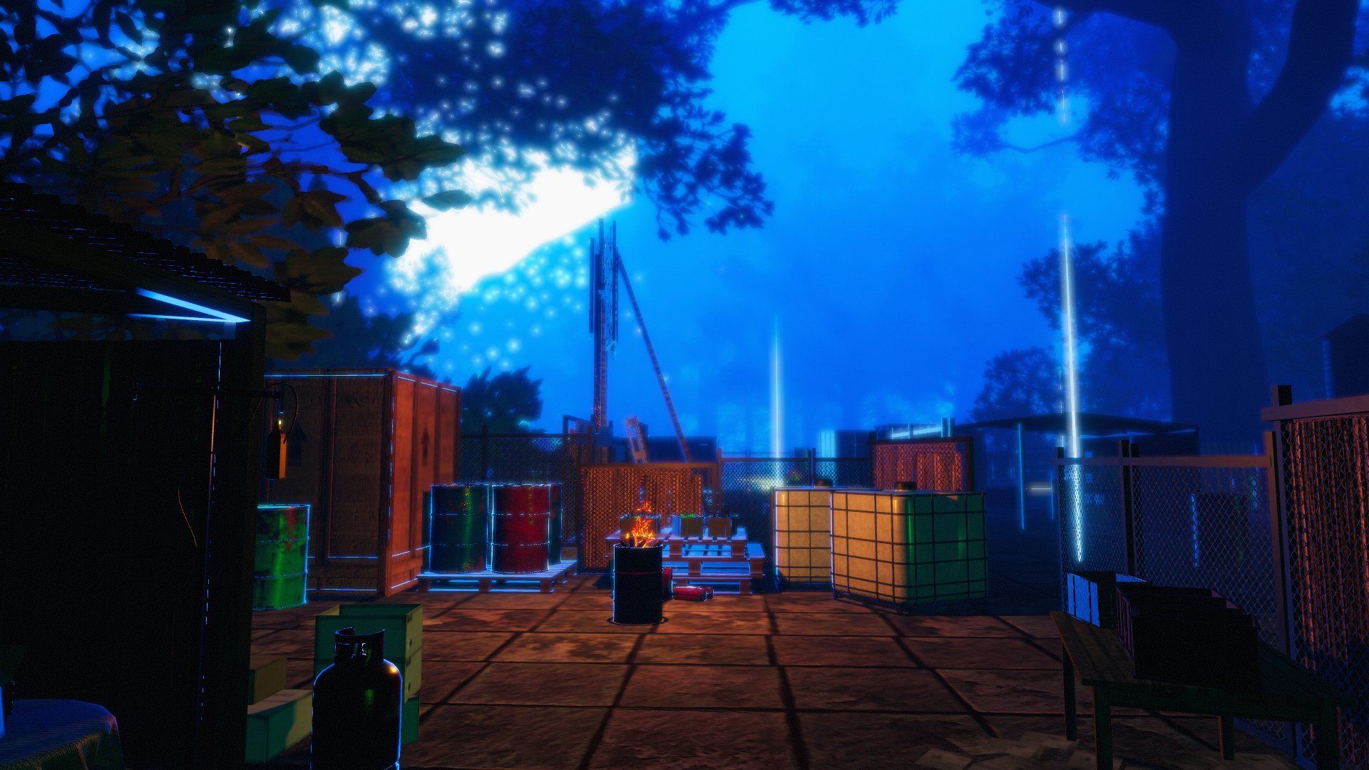 COMA. on Twitter: "VRCHAT: 「BLUE_SAFE_HOUSE」 Community Labsにアップしました！ PC Only 110.38 MB 青い世界の隠れ家な ...