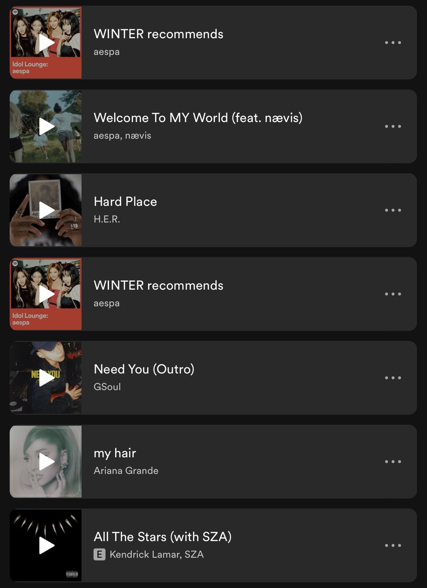 하늘 #SPICY on Twitter: "Individual Member Song Recommendations"