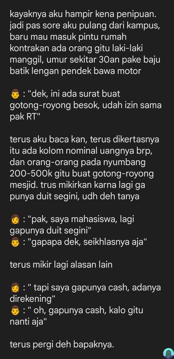 Tanyarl 💚 on Twitter: "💚 masih kepikiran sampe sekarang ini tuh kalo ga penipuan dosa ga sih ...