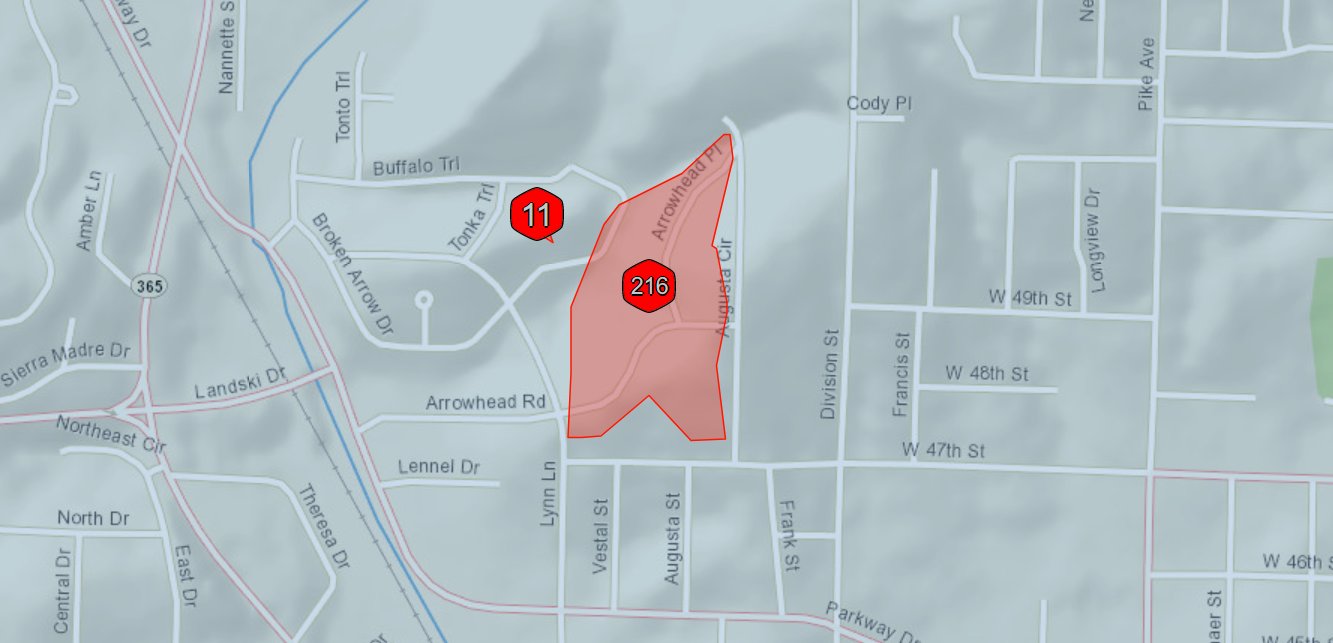 NLR Electric on Twitter: "We currently have an outage affecting around 200 customers. A lineman ...