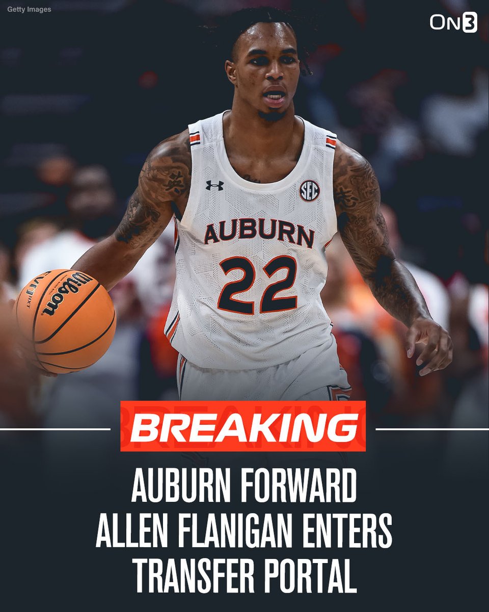 On3 on Twitter: "Auburn graduate guard Allen Flanigan has entered the NCAA transfer portal, per ...