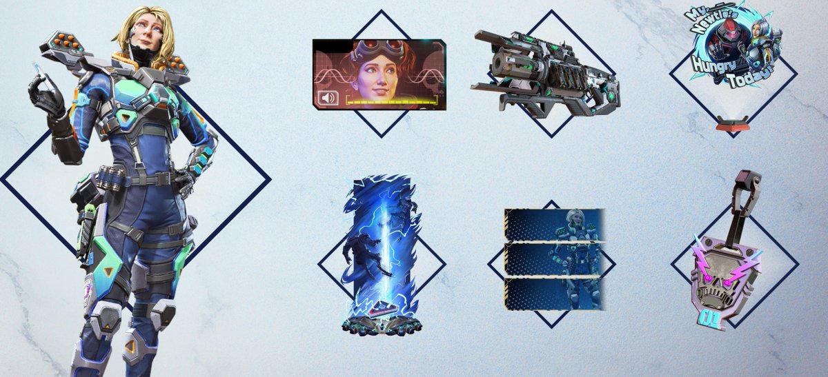 Apex Legends News on Twitter: "Season 17 Battle Pass sets for Wattson, Horizon, Ballistic ...