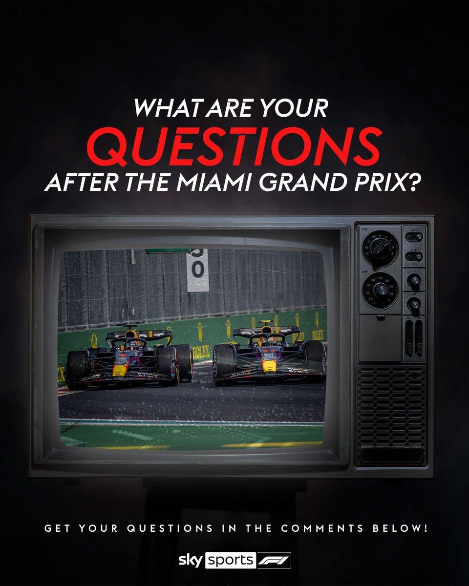 Sky Sports F1 on Twitter: "What are your questions after the Miami Grand Prix? 💭 We'll answer ...