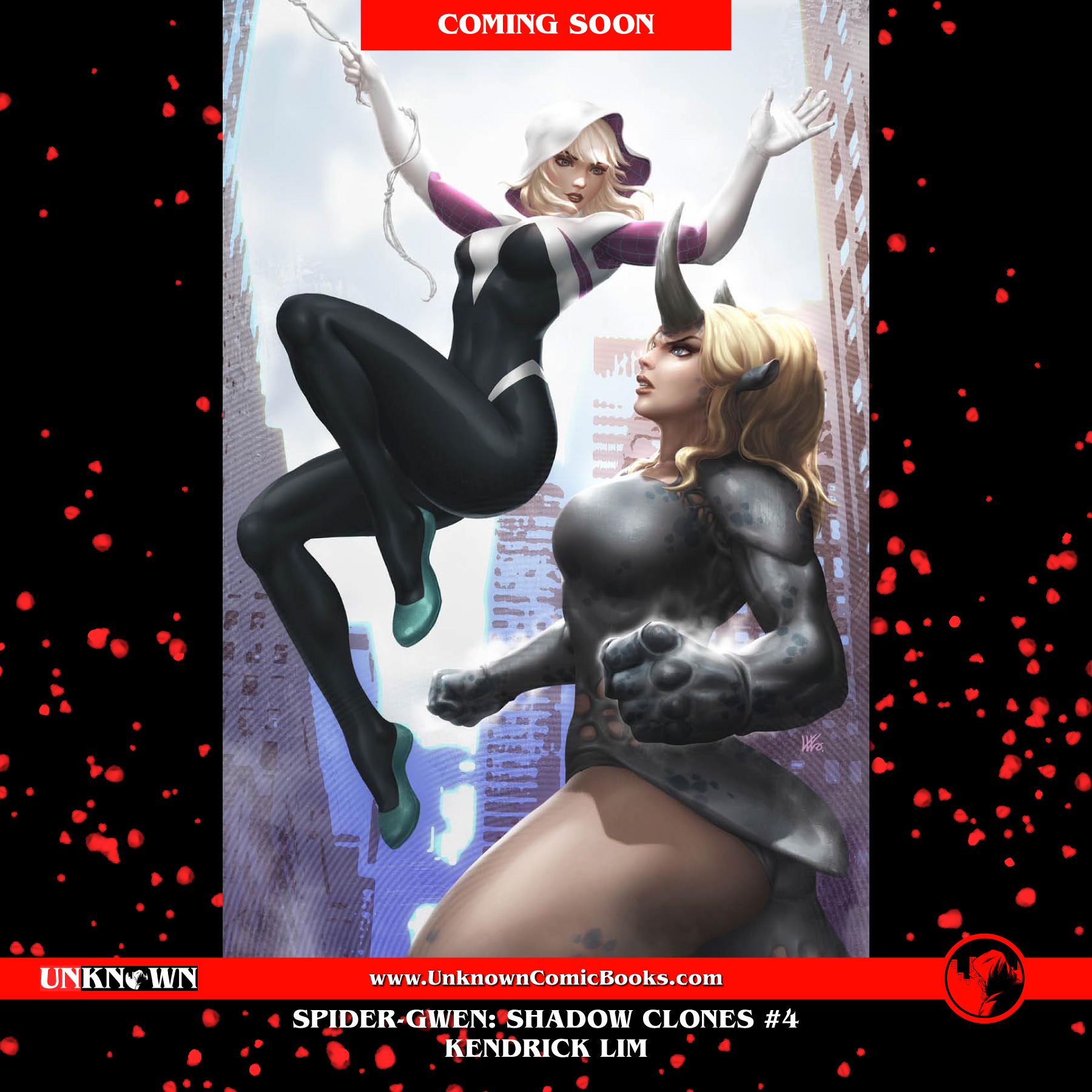 Unknown Comic Books on Twitter: "#SPIDERGWENSHADOWCLONES 4 exclusive variant with art by # ...