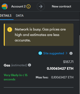 Rami on Twitter: "Estimated gas fees for a tx on Eth right now: $187.71 Hey guys, ever heard of ...