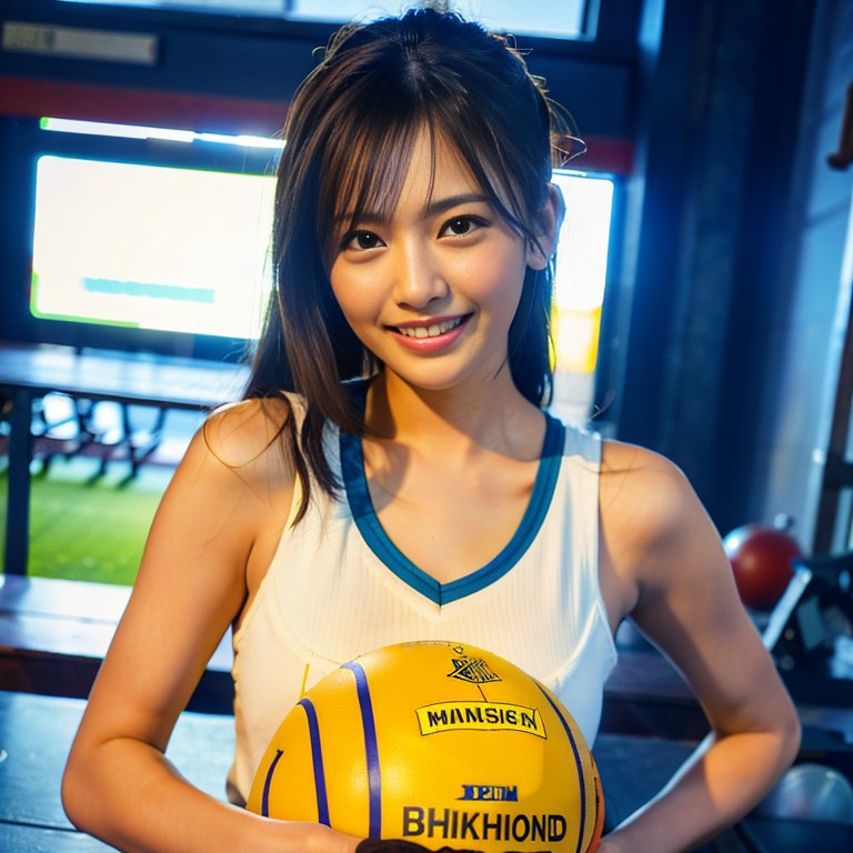 AI女子高生図鑑 〜AI Japanese high school girl〜 on Twitter: "これから部活🏀 がんばるよ^^ Club activities !! I'll do ...