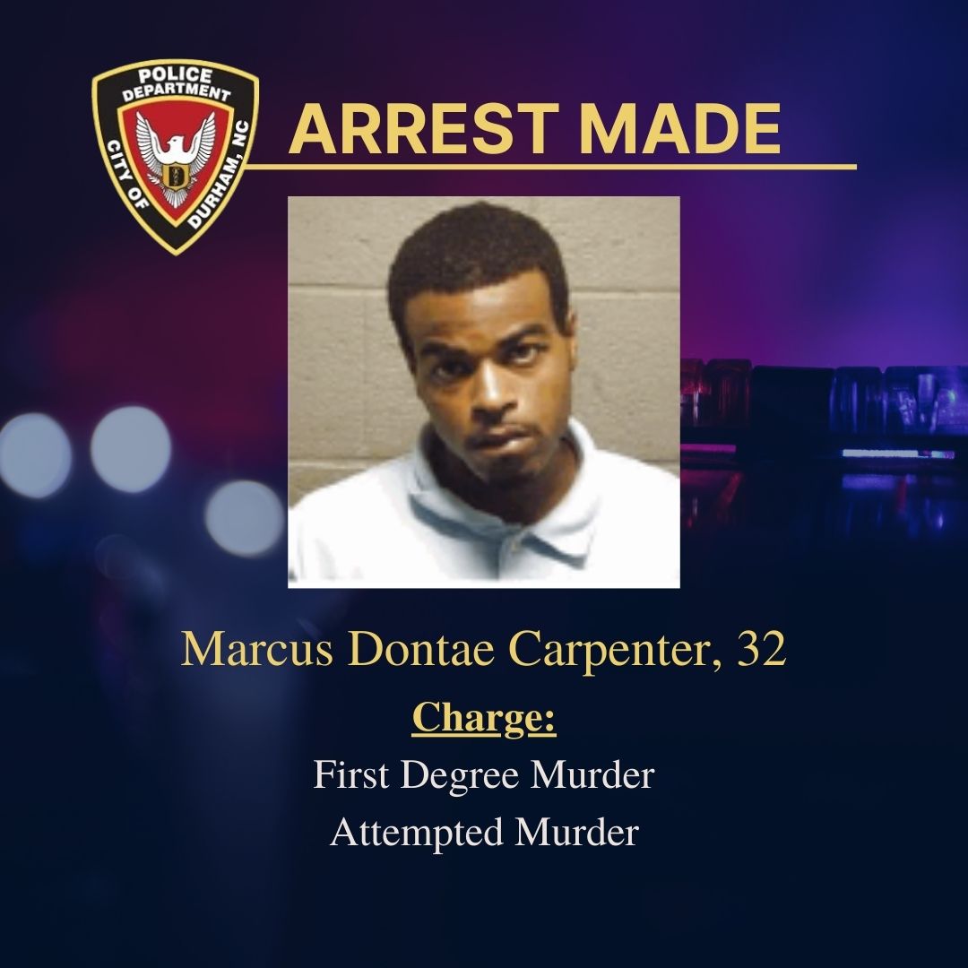 Durhampolicenc On Twitter The Dpd Has Arrested Marcus Dontae