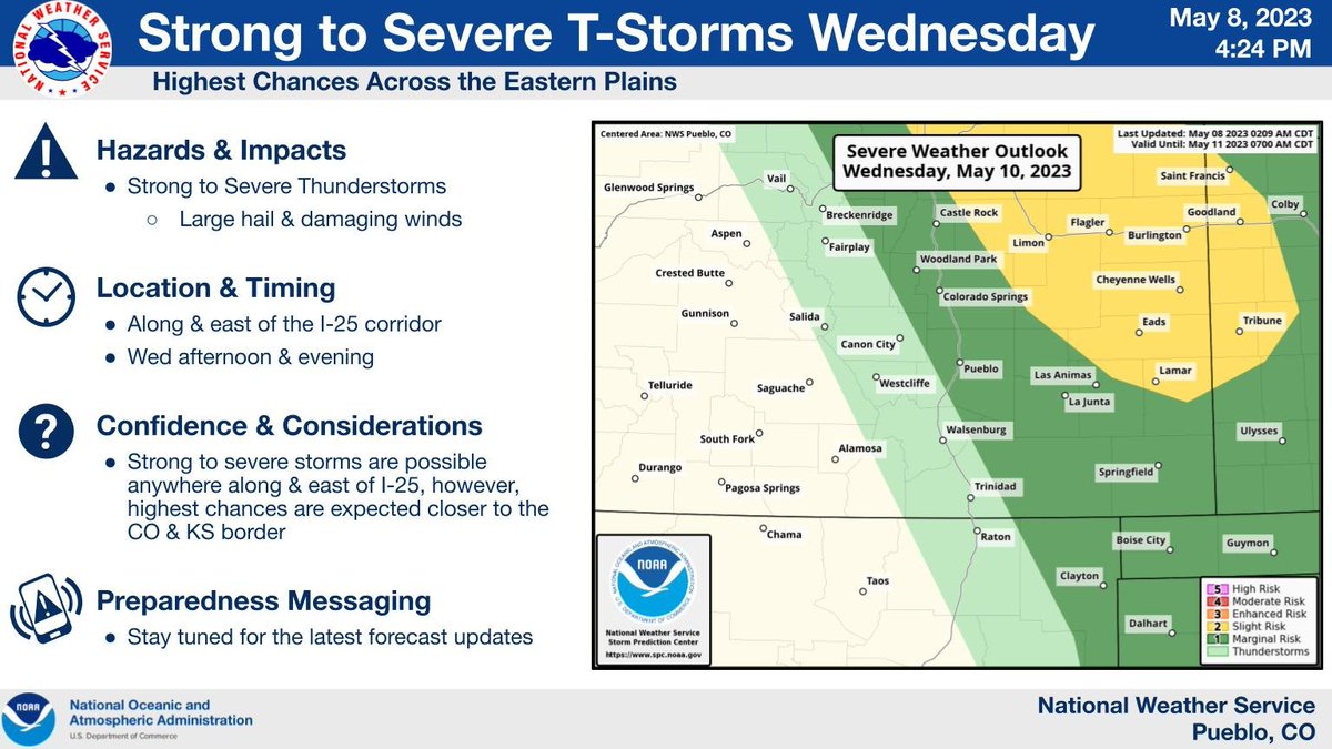 Nws Pueblo On Twitter Strong To Severe Thunderstorms Are Possible
