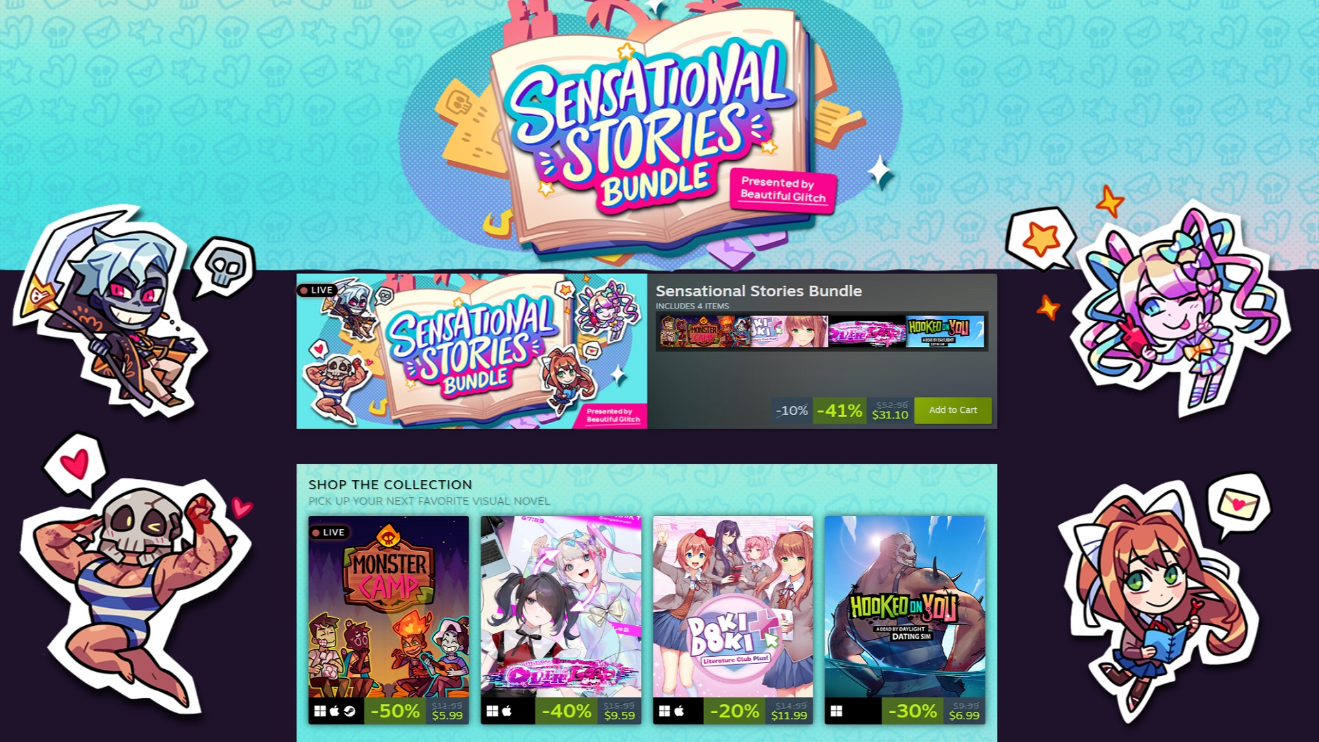 Serenity Forge on Twitter: "Grab a copy of Doki Doki Literature Club Plus at 20% off right now ...