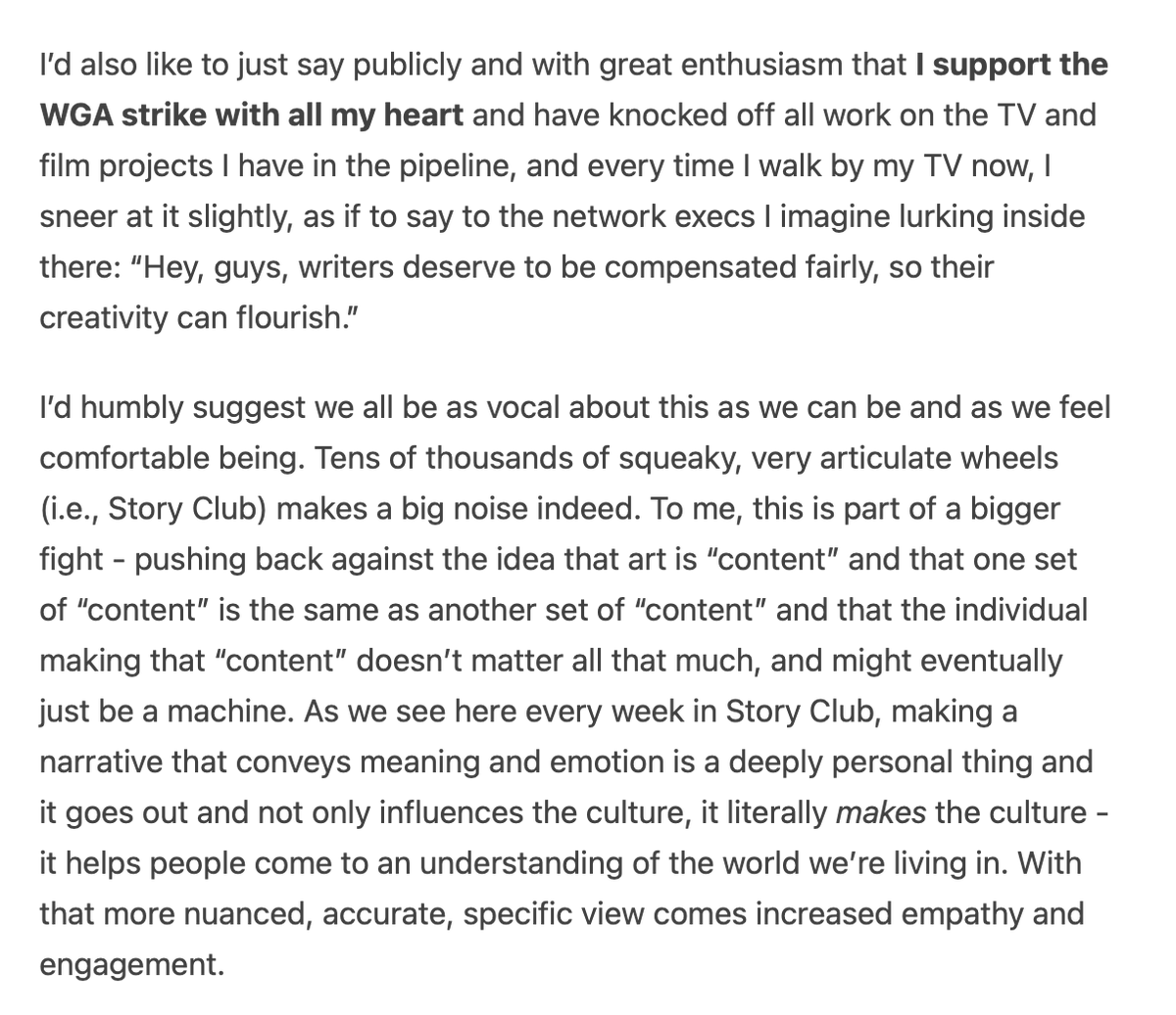 Adam Conover on Twitter: "Thank you to the patron saint of good writing, George Saunders, for ...