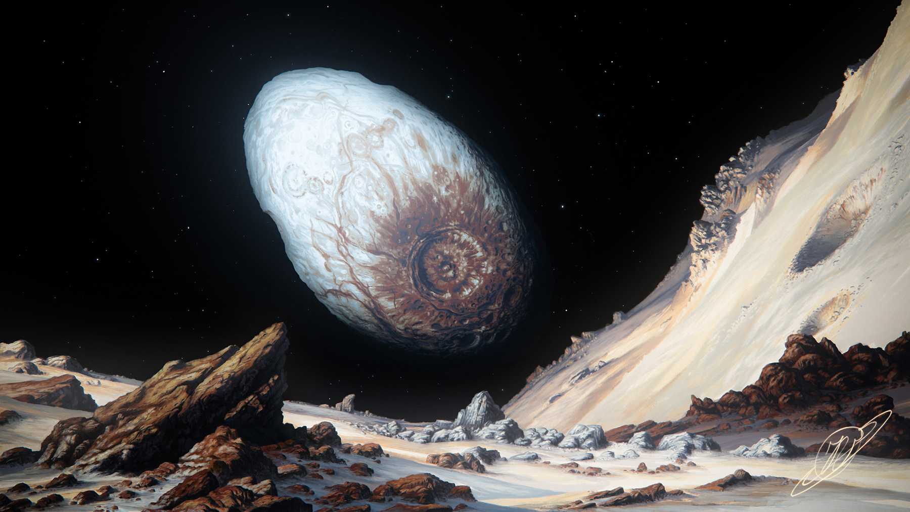 Dwarf Planet Haumea The Planetary System Composed Of The Dwarf Planet