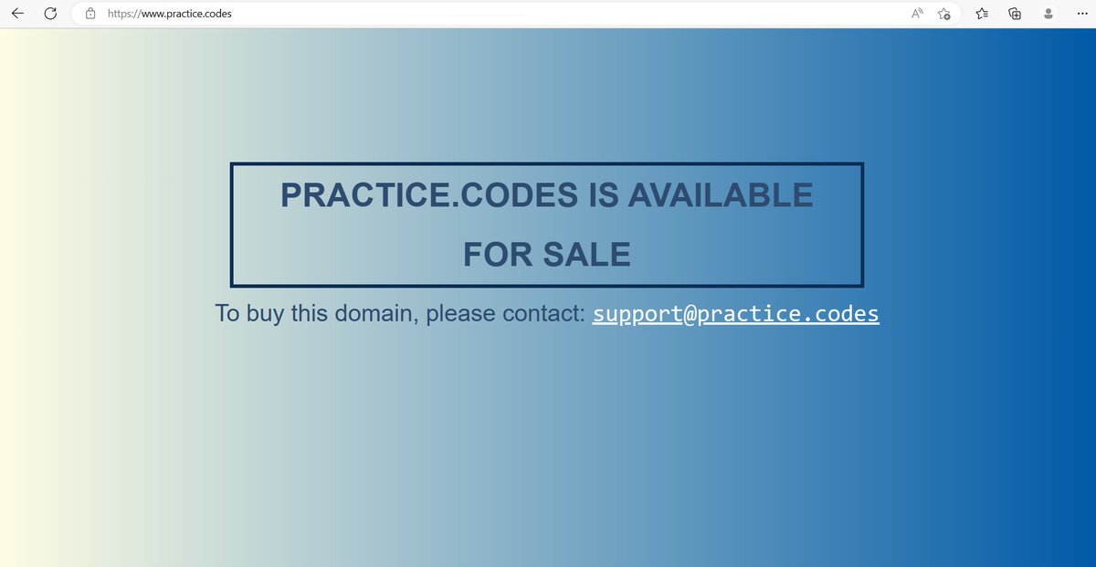 Practice.Codes on Twitter: "Just listed http://practice.codes domain for sale! This domain is ...