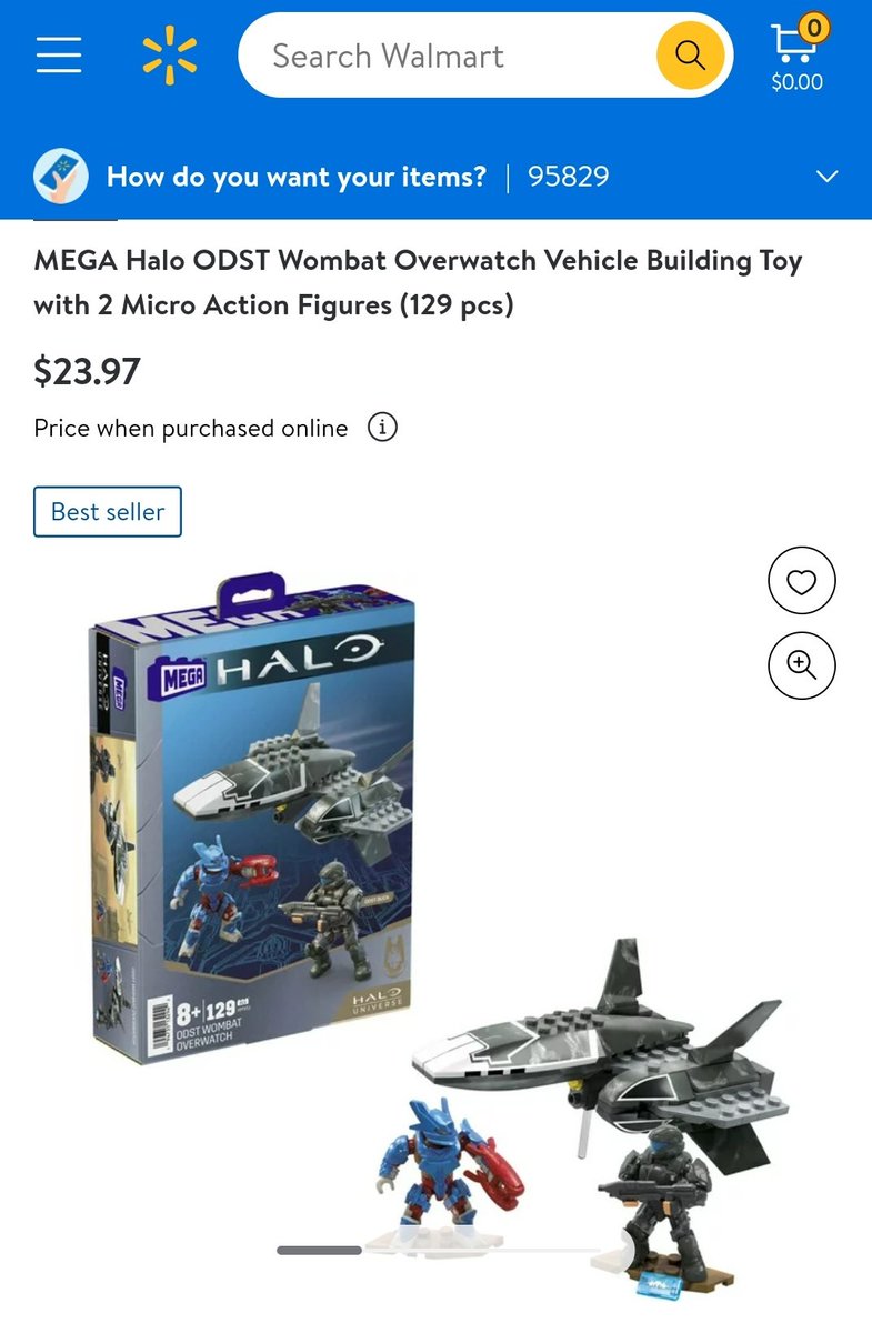 Mega Construx News on Twitter: "Mega Halo ODST Wombat Overwatch set is up for order at Walmart ...