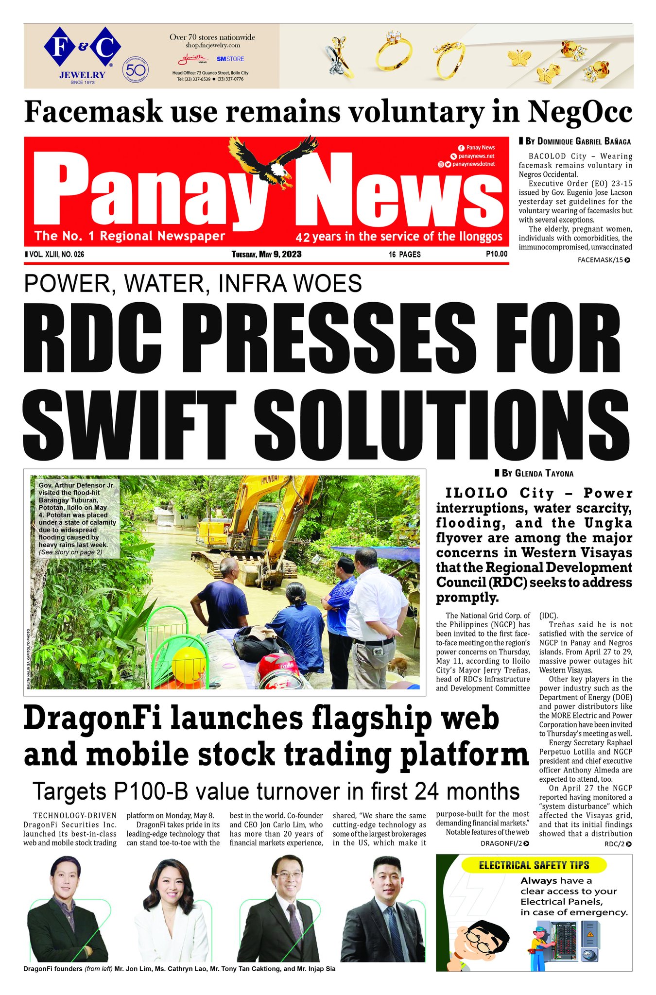 Panay News on Twitter: "Today's Front Page Grab your copy at your favorite newsstand today or ...
