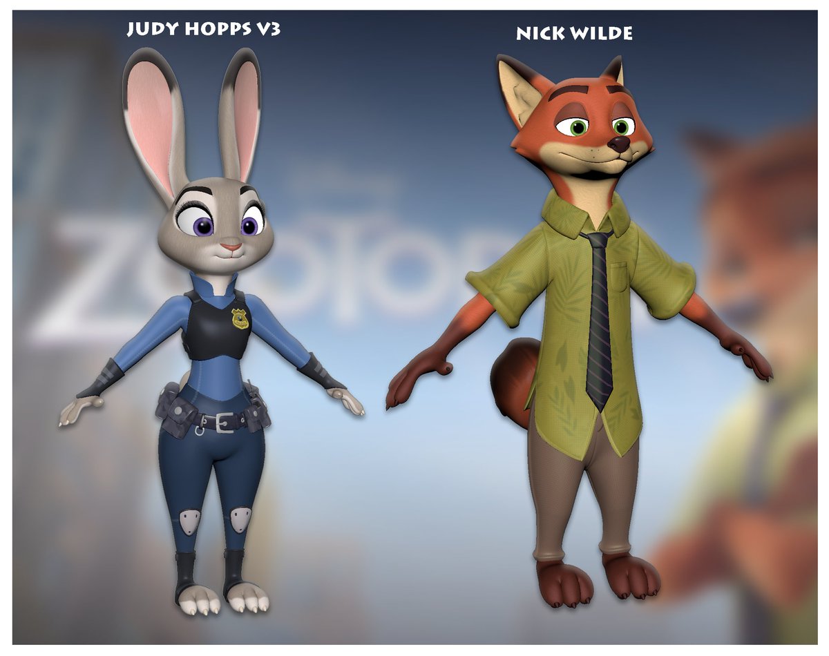 J.C. Thornton on Twitter: "Got two new models heading your way;#N#Judy Hopps is getting another ...