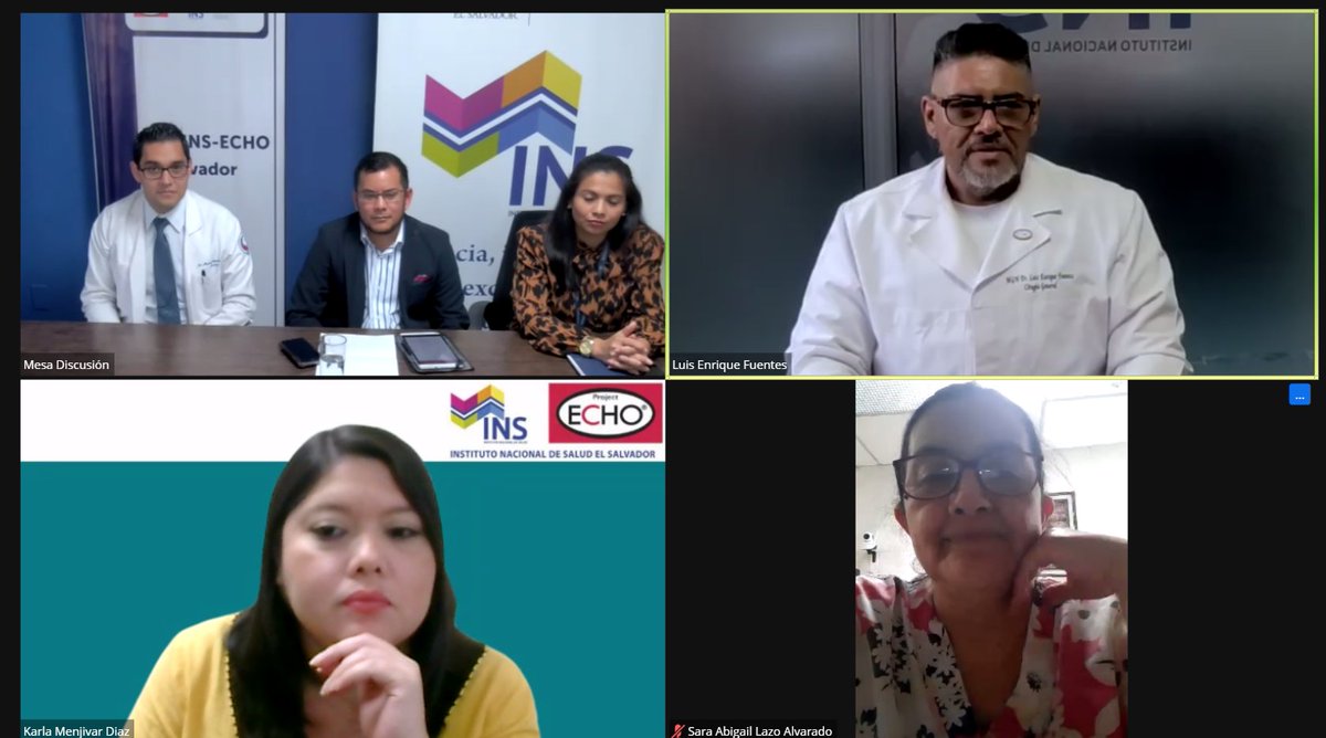 Instituto Nacional de Salud de El Salvador on Twitter: "Los expertos que fueron acompañados por ...