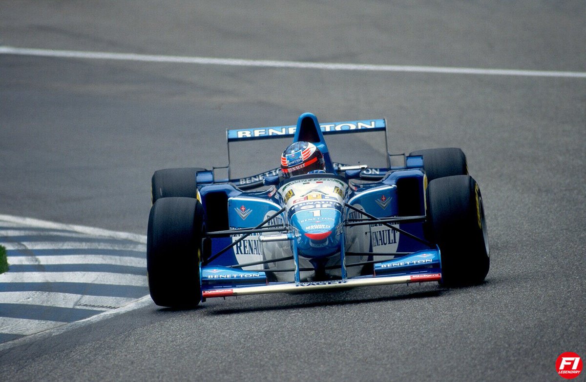 Legendary F1 🌎🏁 on Twitter: "Michael Schumacher, Benetton B195 - Renault RS7 3.0 V10. GP ...