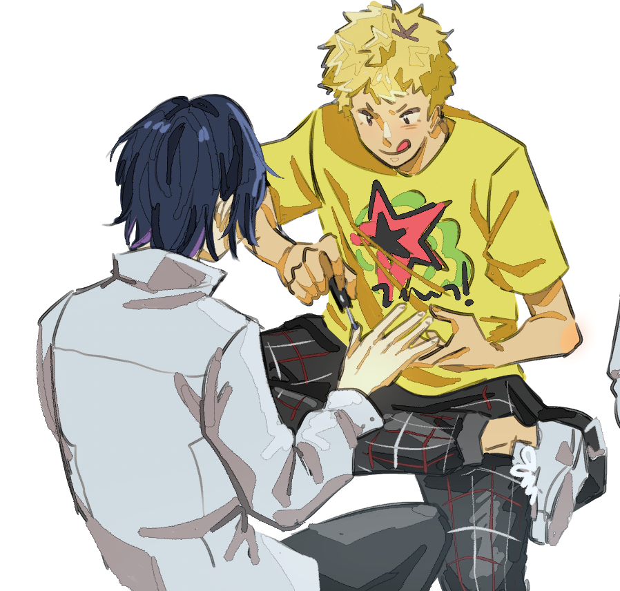 × on Twitter: "Ryuji painting yusuke’s nails maybe… pls… — true art https://retrospring.net ...