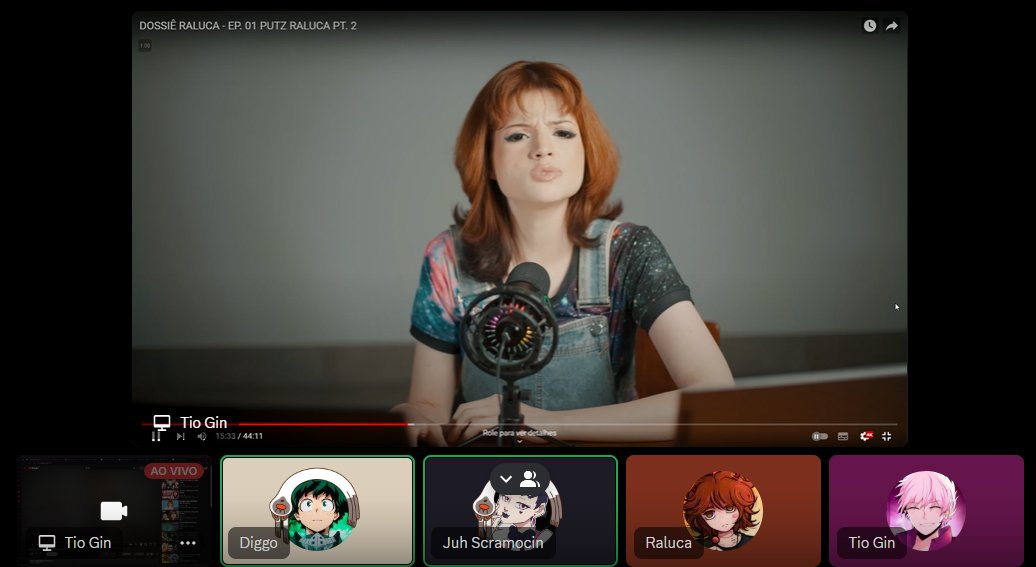 Shouto on Twitter: "print vazado da call d raluca, diggo, tiogin e juh"