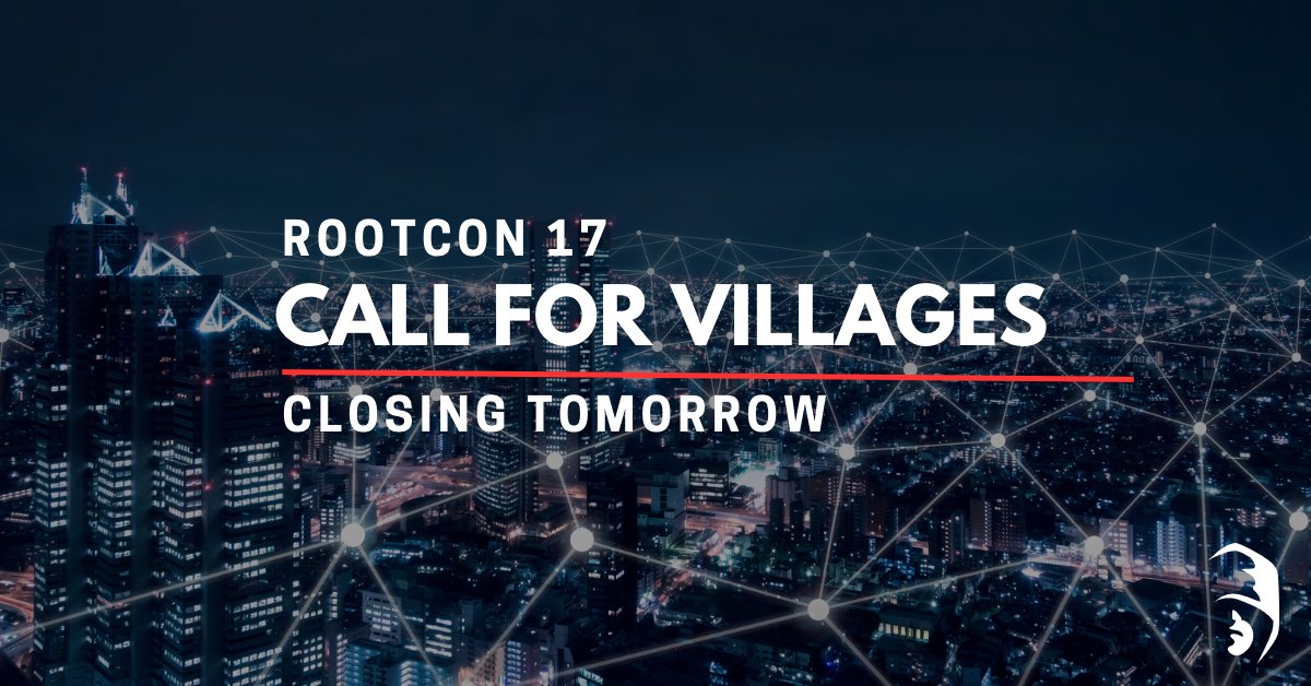 ROOTCON on Twitter: "Last call -- Call For Villages will be closing tomorrow, if you wanna beat ...
