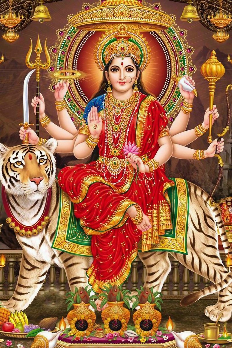10 Divya Shakti Form of Mata Parvati 1. Durga - Thread from Right Singh ...