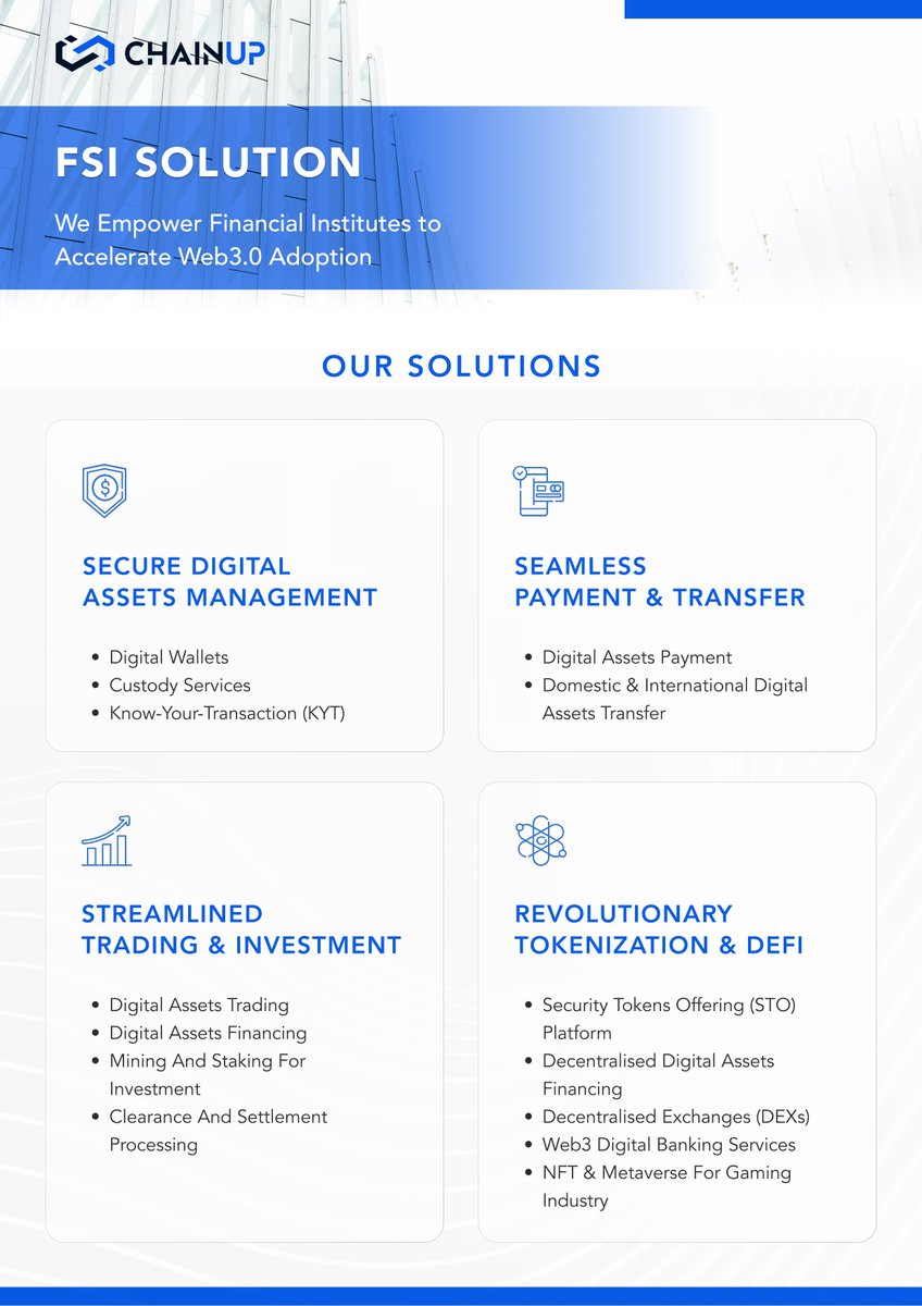 ChainUp on Twitter: "At @ChainUpOfficial we understand the unique challenges faced by # ...