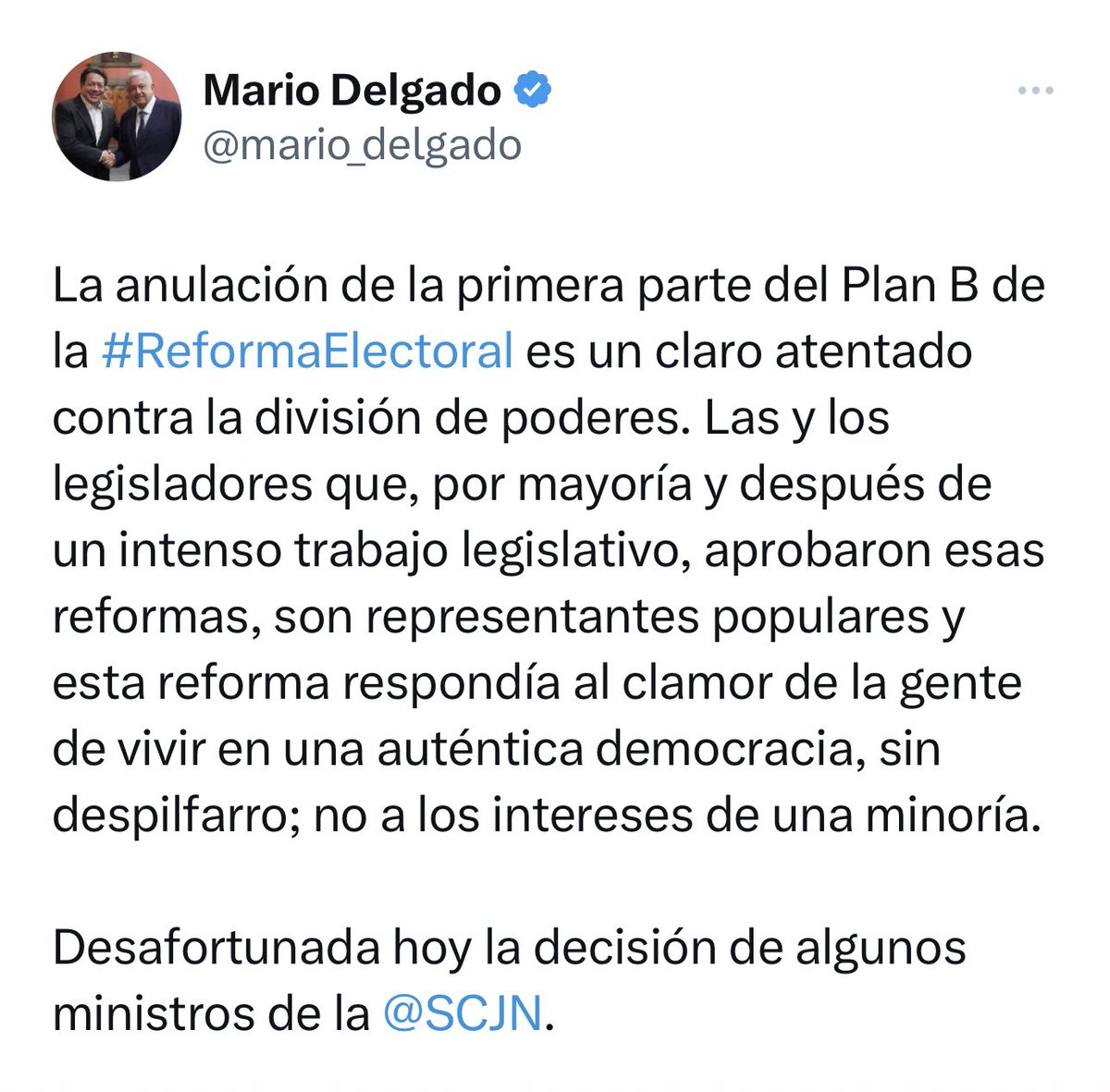 Azucena Uresti On Twitter Mario Delgado Dirigente Nacional De