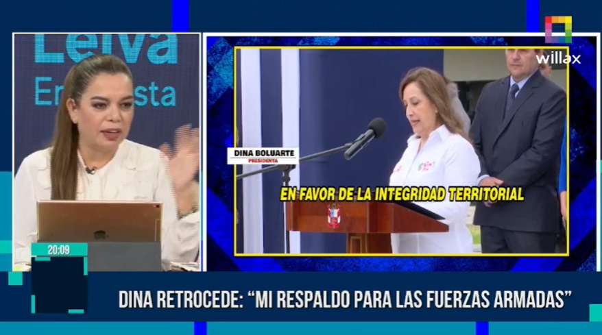 Willax Televisión on Twitter: "#MilagrosLeivaEntrevista | Milagros Leiva: Dina Boluarte quedó ...