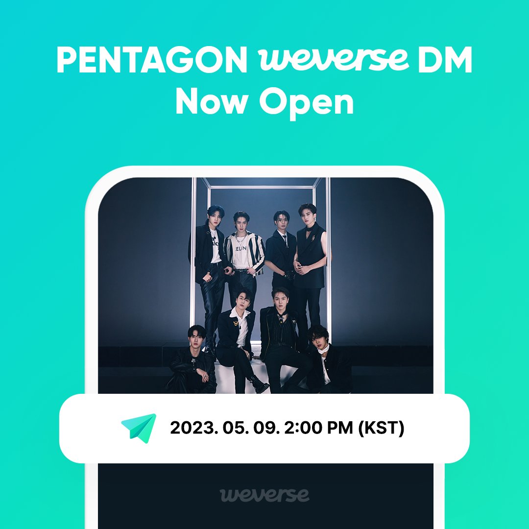 Weverse on Twitter: "펜타곤과 프라이빗하게 대화할 수 있는 메시지 서비스, #PENTAGON 위버스 DM이 오픈했어요💞 #위버스DM 구독 시 이용 일수를 ...
