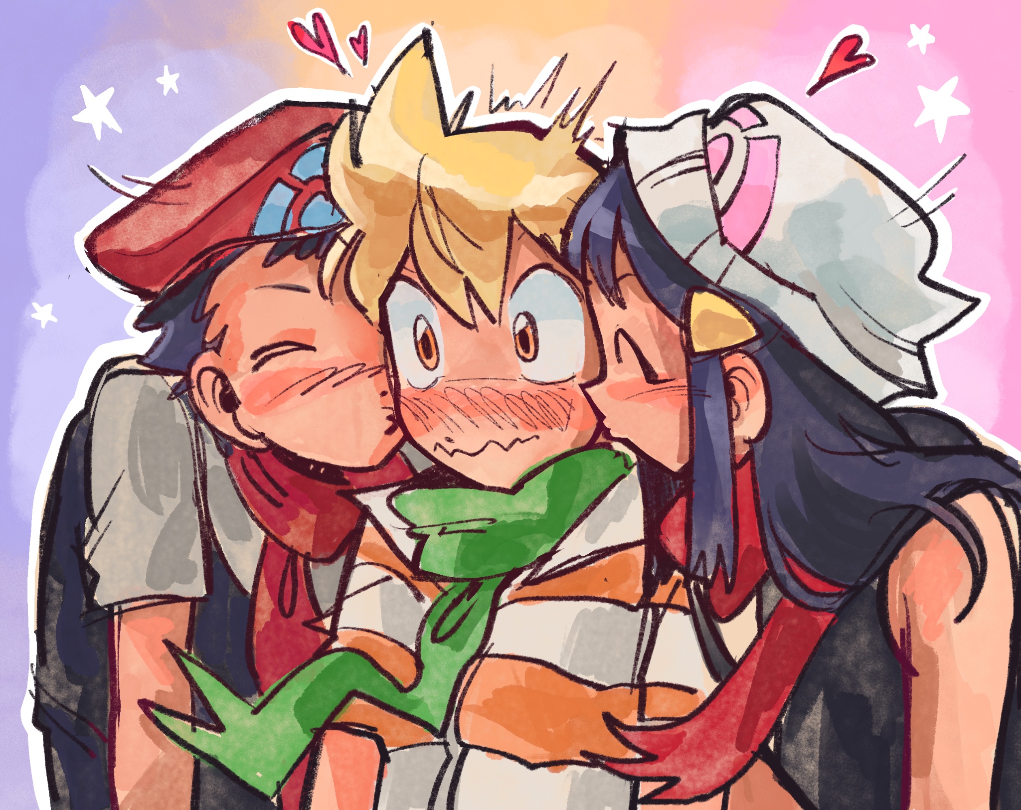 Pokemon Dawn And Barry Kiss Pokemon Ash Dawn S Kiss