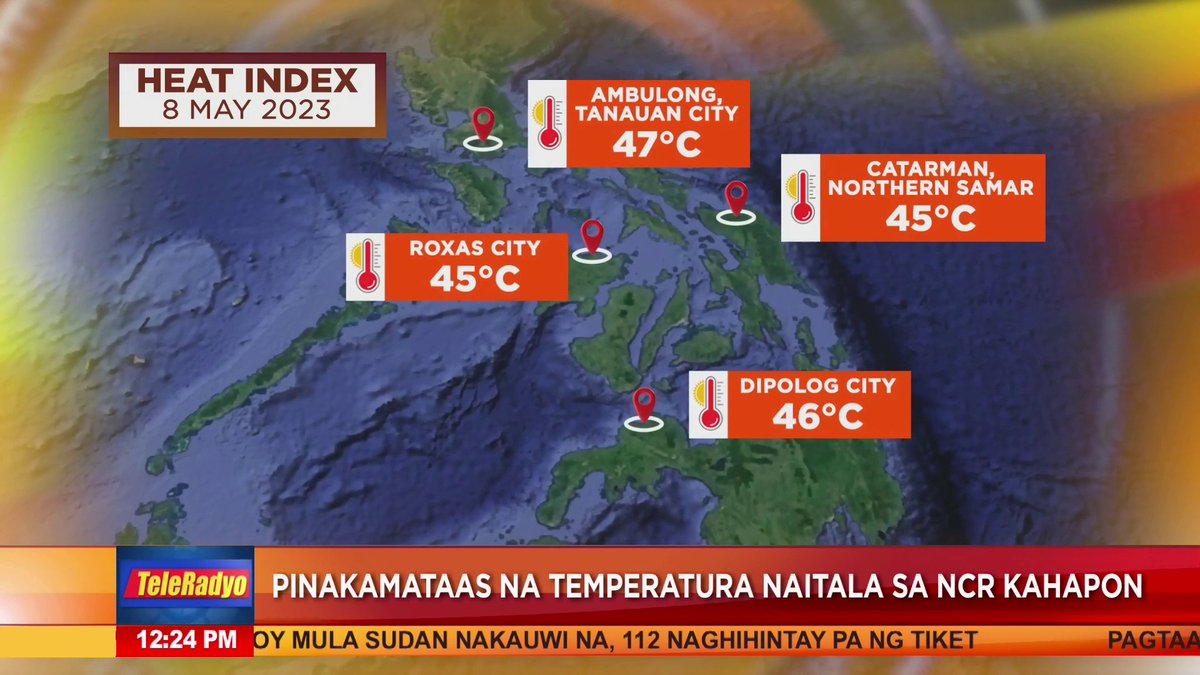 ABS-CBN News on Twitter: "RT @DZMMTeleRadyo: Magpapatuloy pa ang mainit na panahon na may ...