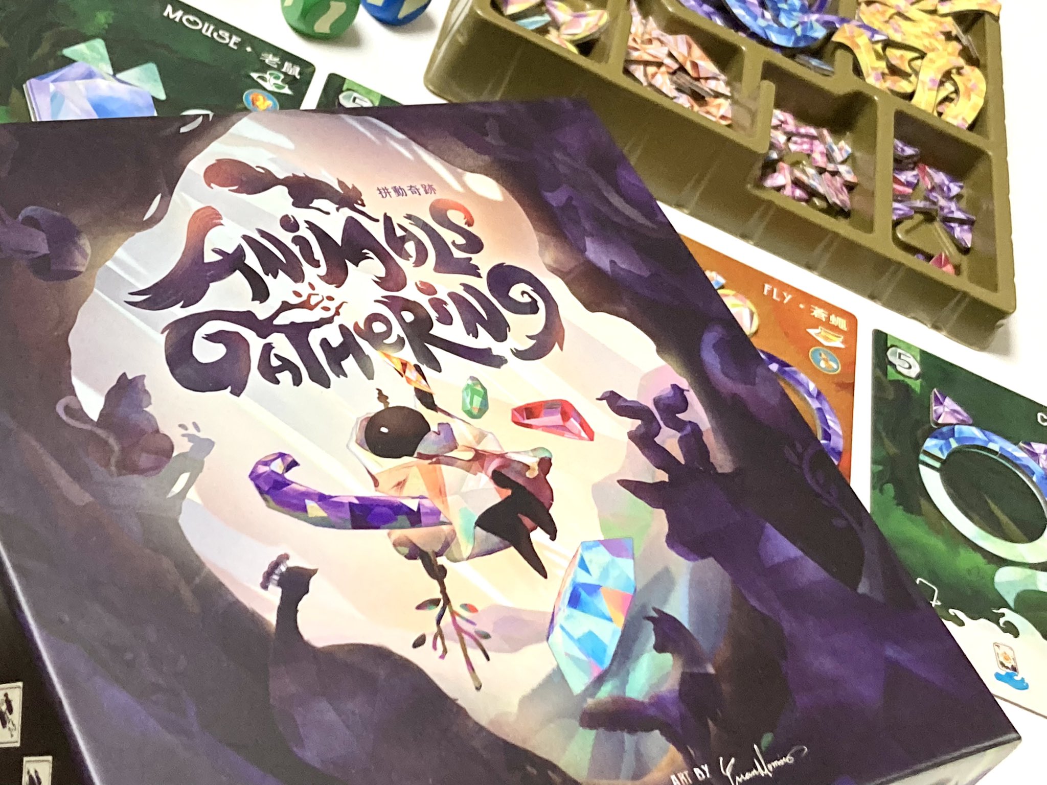 ホヌゲームズ on Twitter: "【お知らせ🐢】 #ゲームマーケット2023春 台湾🇹🇼のボードゲームメーカーから「アニマルズギャザリング」を先行販売いたします！ 魔法石💎のパーツを埋め ...