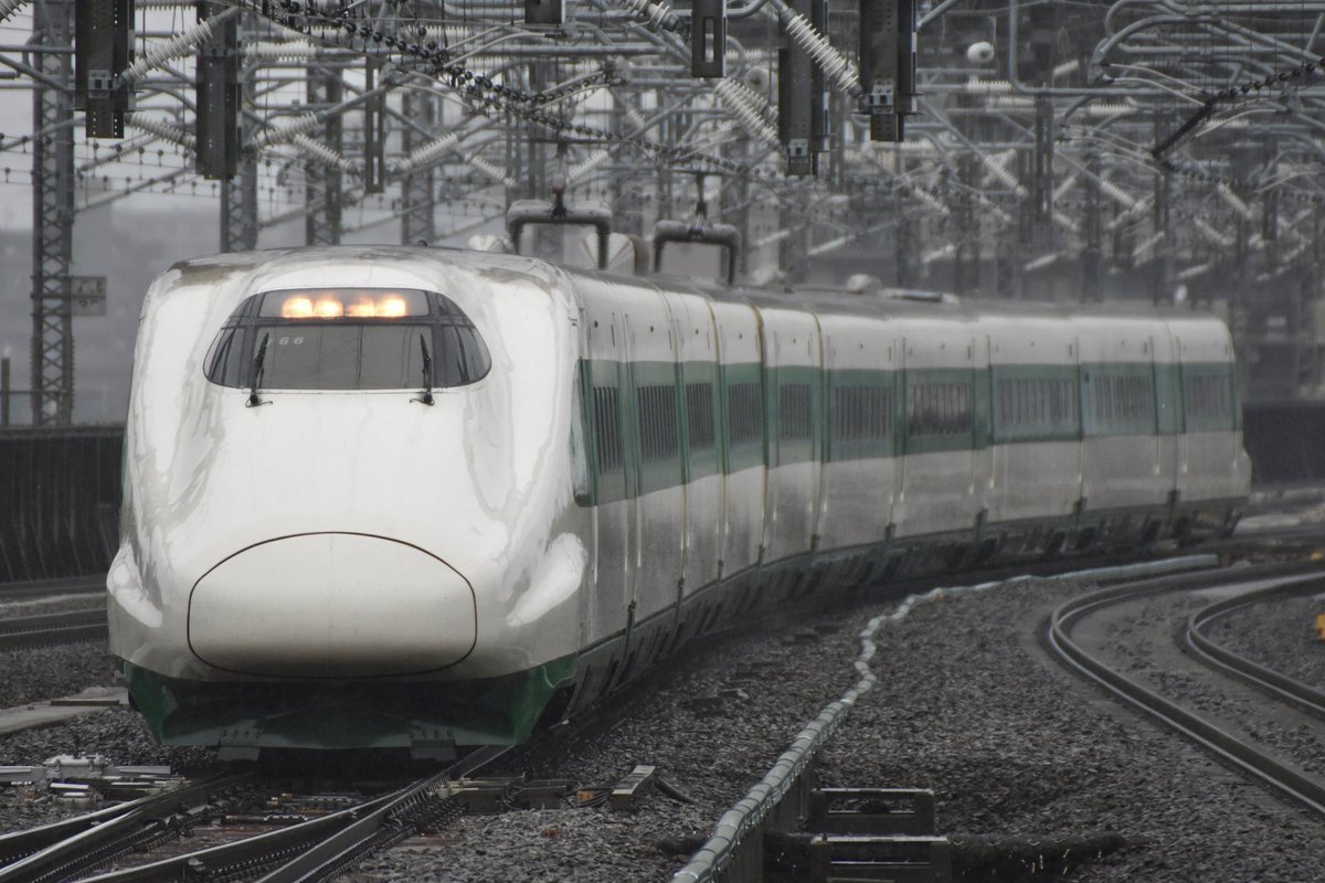 にしこく on Twitter: "2023/5/7 ① 9164B E2系 J66編成 やまびこ164号 ② 144B E2系 J68編成+E3系 L65編成 やまびこ・つばさ144号"