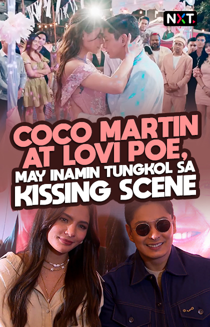 ABS-CBN News on Twitter: "Coco Martin at Lovi Poe, may inamin tungkol sa kissing scene nila sa ...