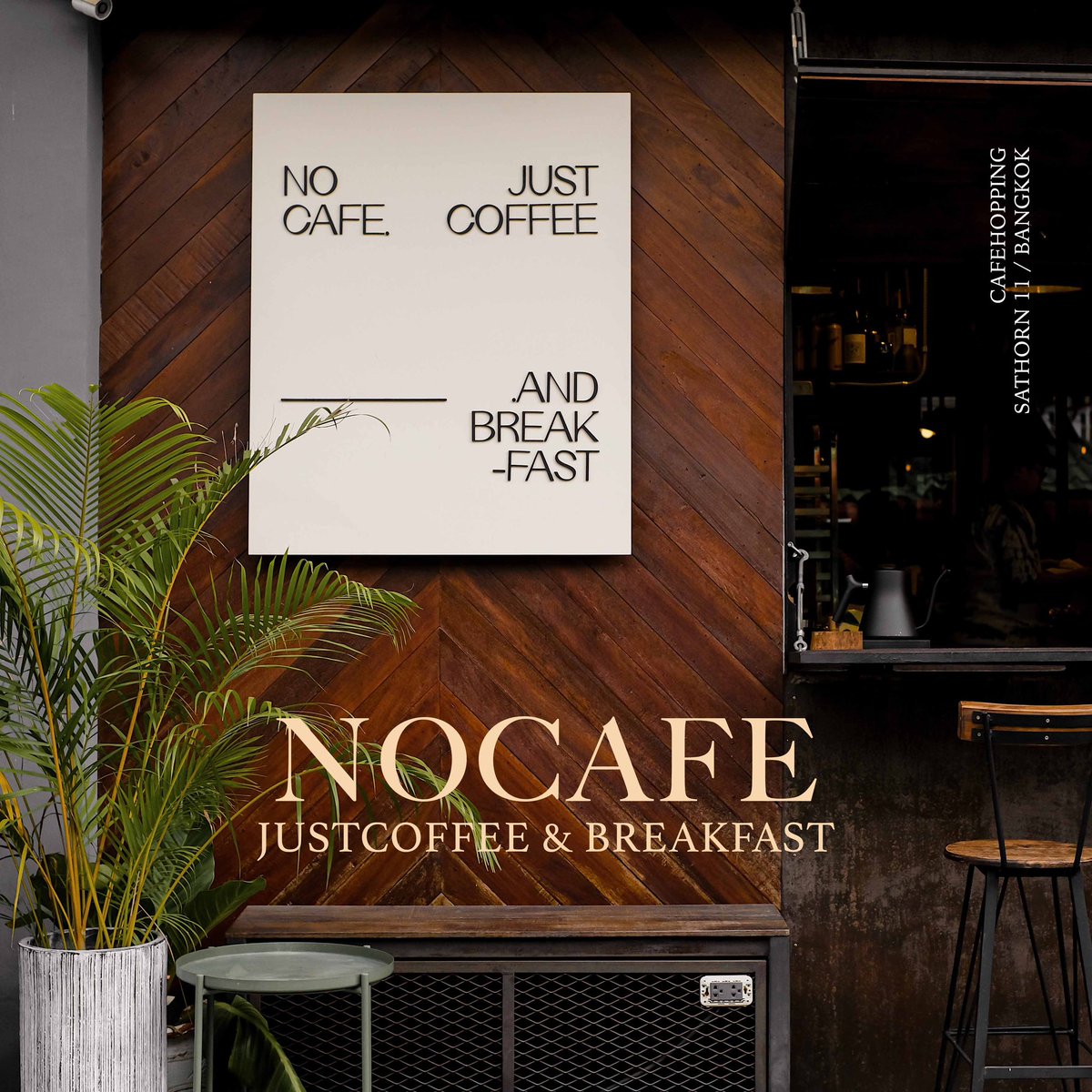 คาเฟ่ไปเรื่อย go cafe on Twitter: "Nocafe.justcoffeeandbreakfast ☕️🥯 คาเฟ่เบเกิลสุดเท่ห์เจ้าดัง ...