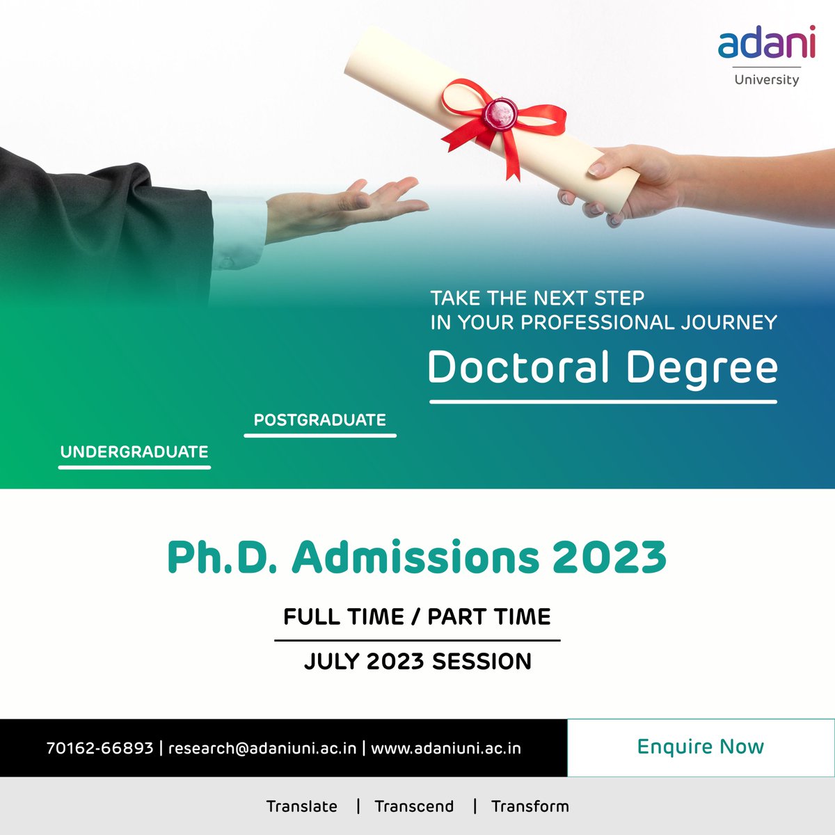 Adani University on Twitter: "Embark on your academic and research journey with Adani University ...