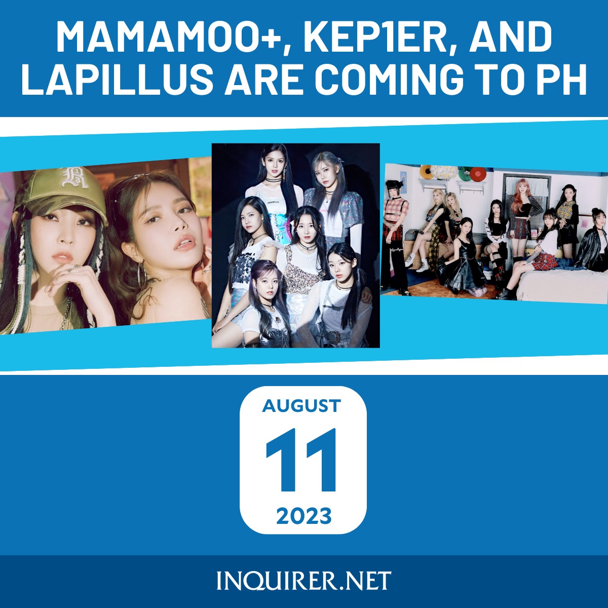 Inquirer On Twitter Girl Power 💗 K Pop Female Acts Mamamoo Kep1er