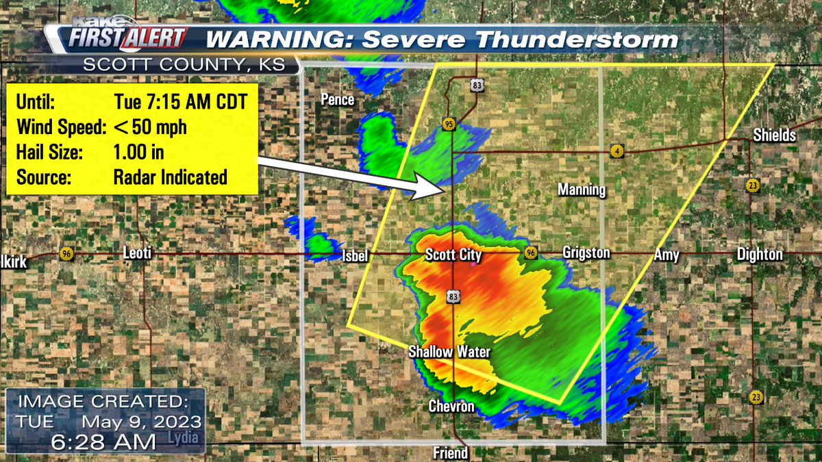 KAKE News on Twitter: "RT @JayPraterKAKE: A Severe Thunderstorm Warning ...